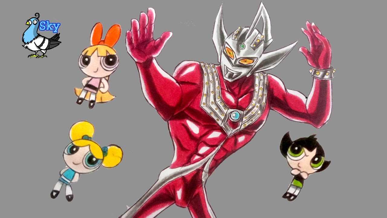 เปิดแฟ้มวาด อุลตร้าแมน ทาโร่ ผงาด : How to Draw Ultraman Taro Rising ...
