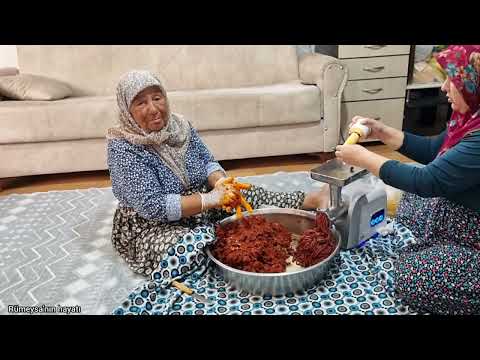 BUGÜN  ANNEMLE BERABER ÇEMEN  YAPTIK  KIŞ  HAZIRLIKLARI