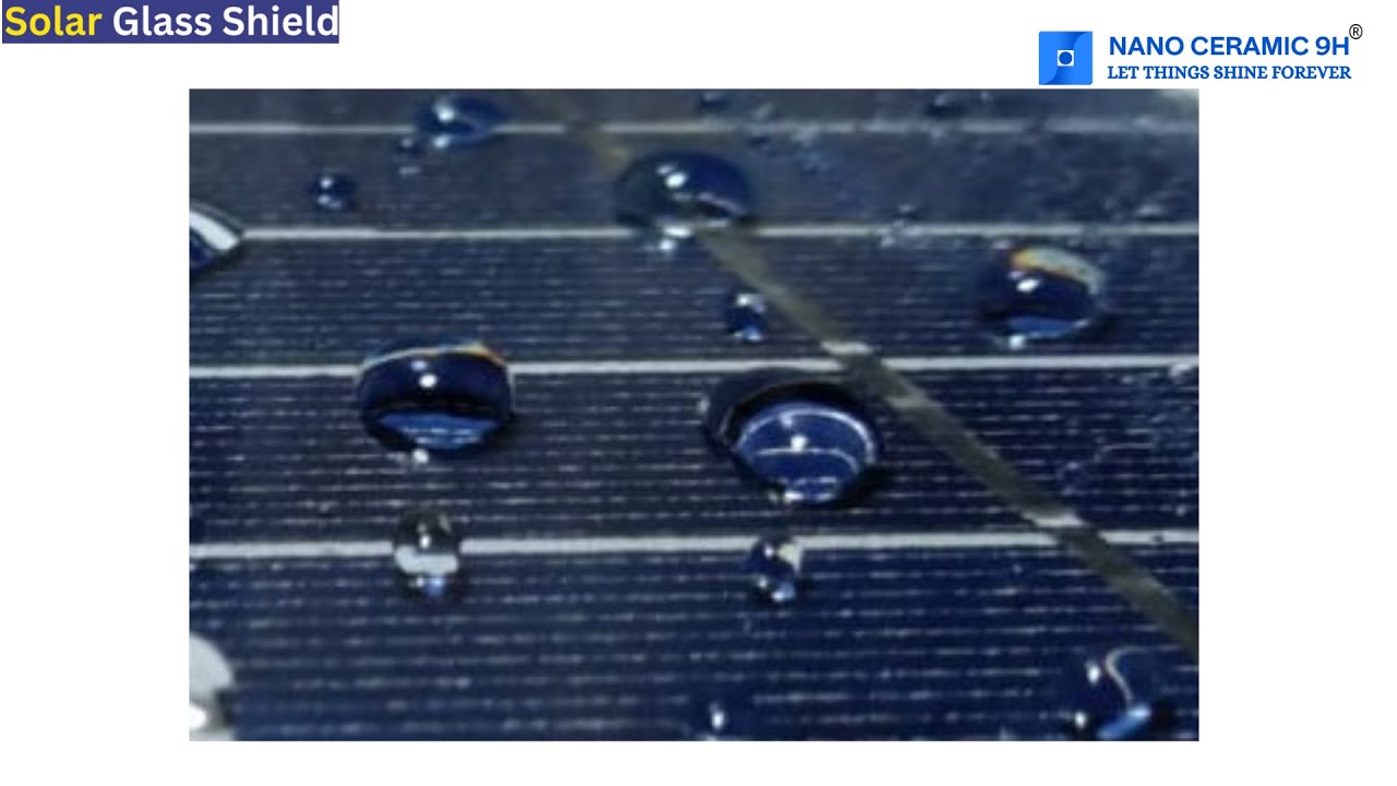 Nano Coated Solar Panel - YouTube