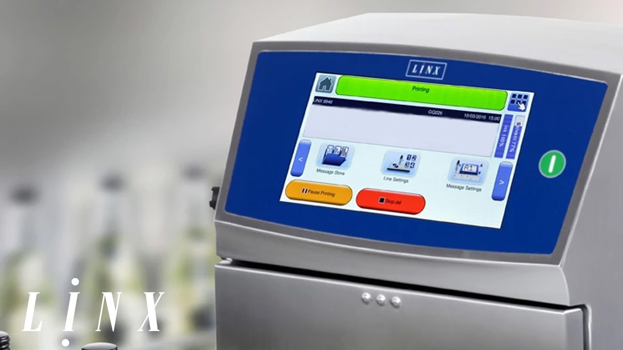 Introducing The Linx 8900 Series CIJ Printer YouTube