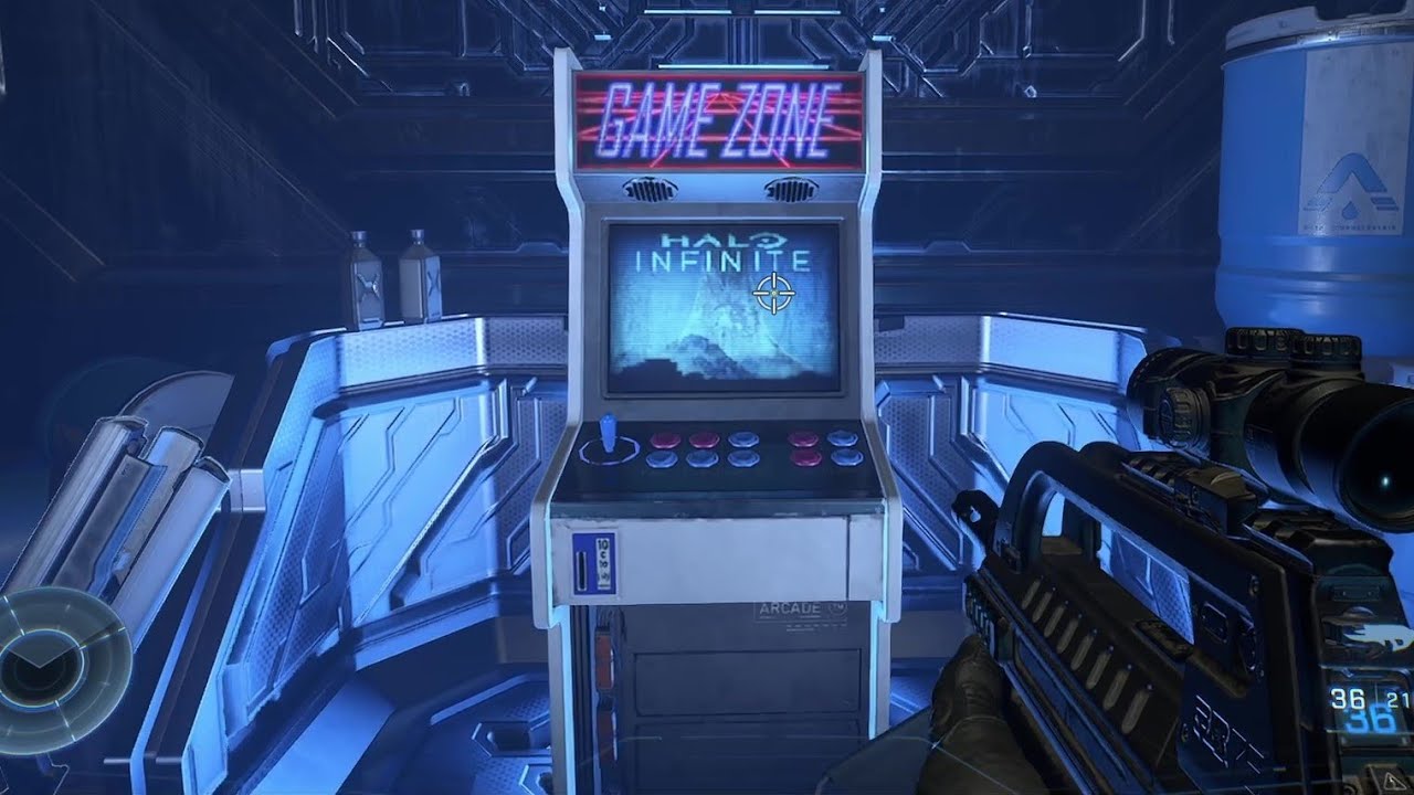 Halo Infinite - Arcade Easter Egg - YouTube