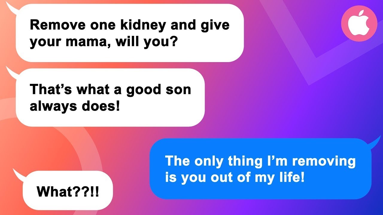 [Apple] Mom returns after 7 yrs only to demand a kidney, but her plan ...