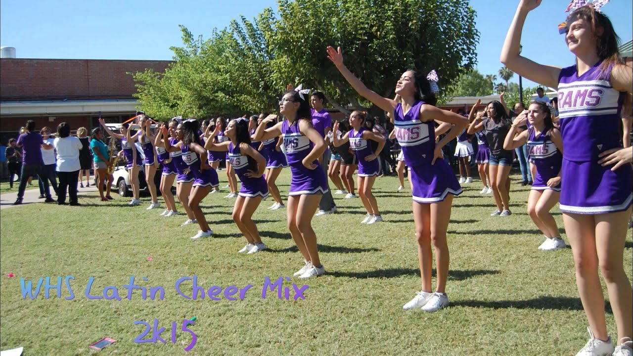 WHS Latin Cheer Mix 2k15 - YouTube