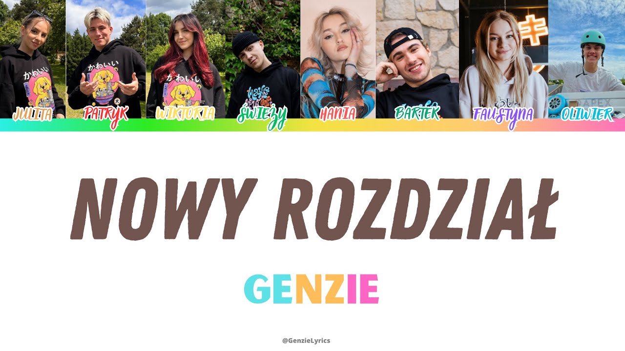 GENZIE - NOWY ROZDZIAŁ (tekst) - YouTube