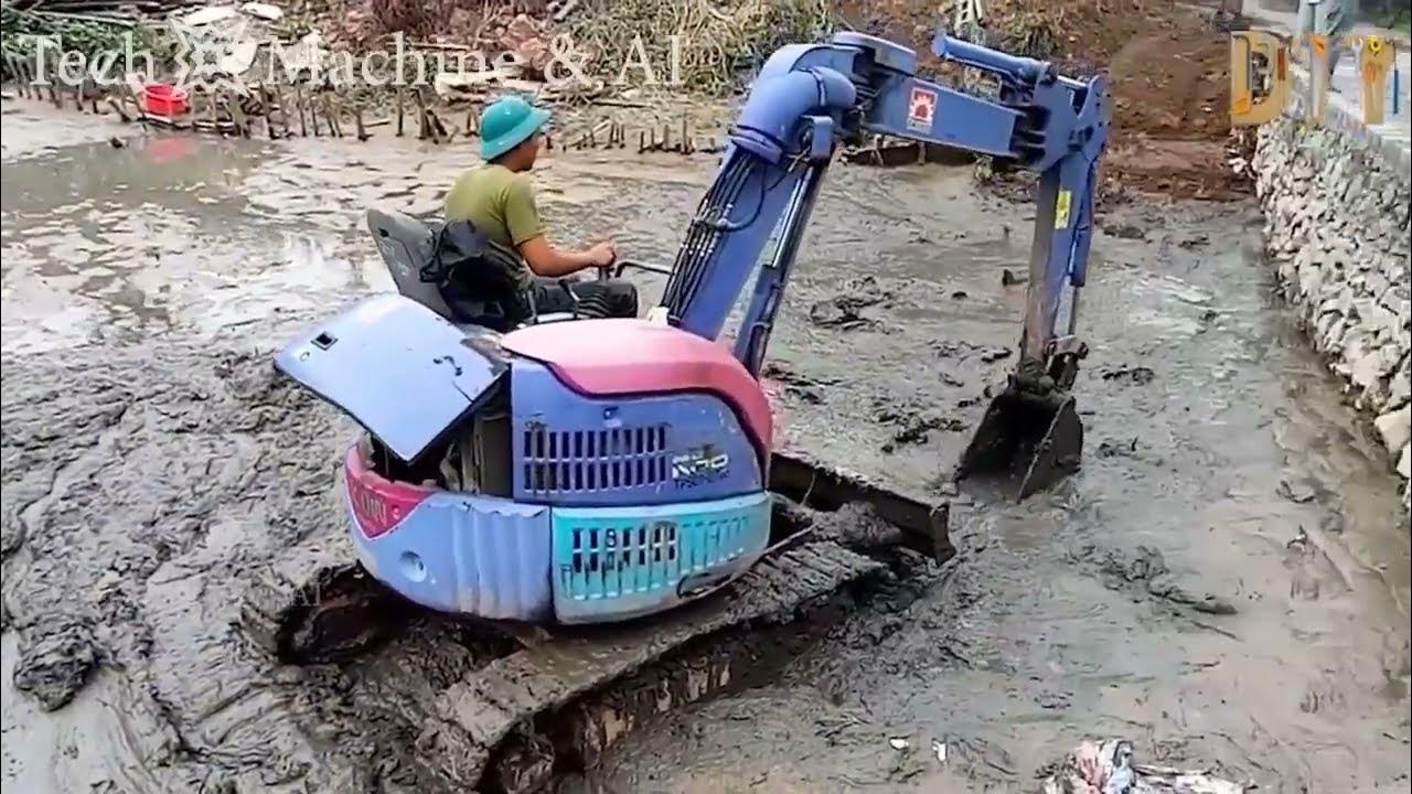 Excavator Digging in the Forest and Finds a Monster Python - YouTube