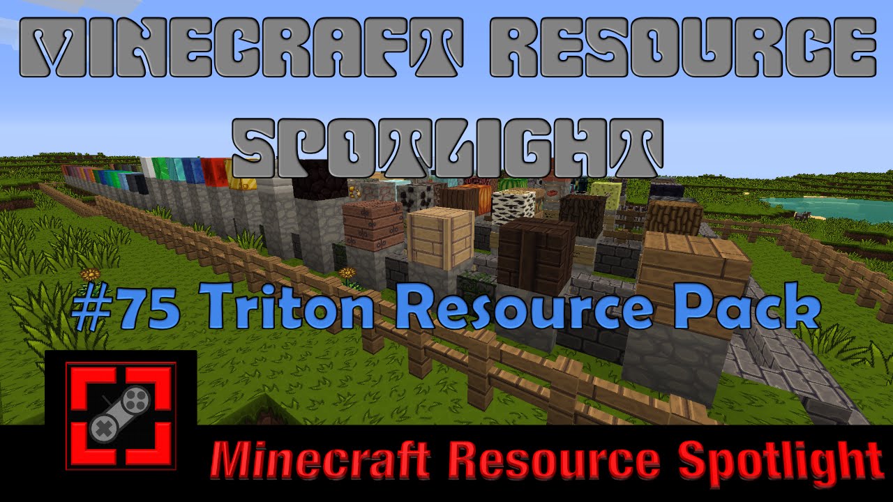 Minecraft Resource Spotlight: #75 Triton Resource Pack - YouTube