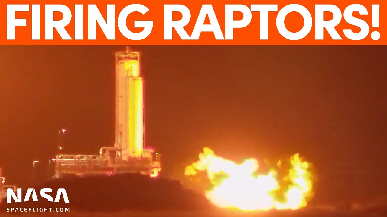 SpaceX's Vertical Raptor Stand Enables Rapid Test Firings - YouTube