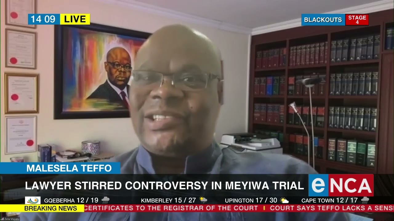 Malesela Teffo | Lawyer stirred controversy in Meyiwa trial - YouTube