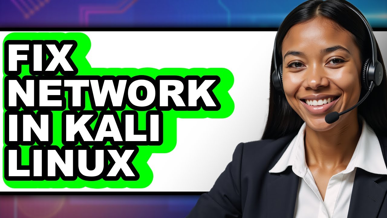 How to Fix Network in Kali Linux (only Way) - YouTube