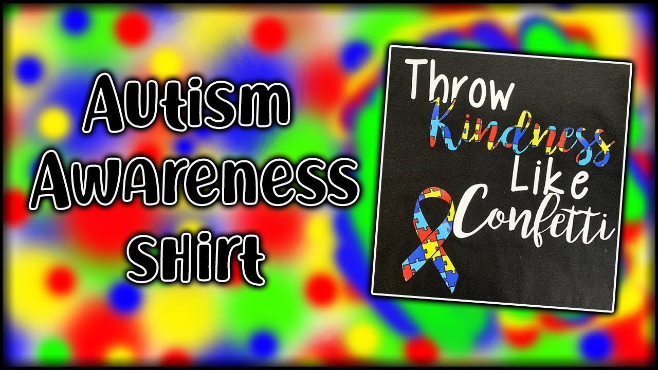 Super Easy , Fast and Cute Autism Awareness Shirt - YouTube