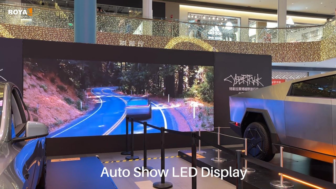 Tesla Cybertruck Auto Show LED Display Screen- LED Wall, Rental LED ...