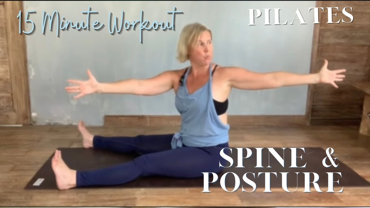 Pilates | 15 Minute Spine Workout for Posture - YouTube