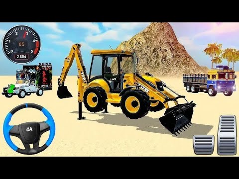 JCB Truck Loading Car 🚒🚎🛺 JCB And Truck Loading Car Game 💥Jcb Games 3D ...