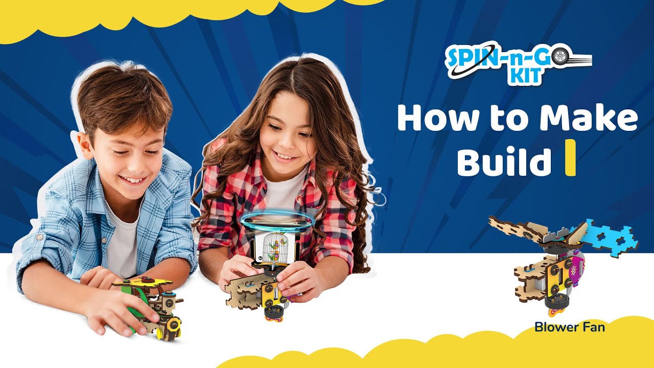 SMARTIVITY | Spin 'n' Go Kit | How to Make| Build I: Blower Fan - YouTube