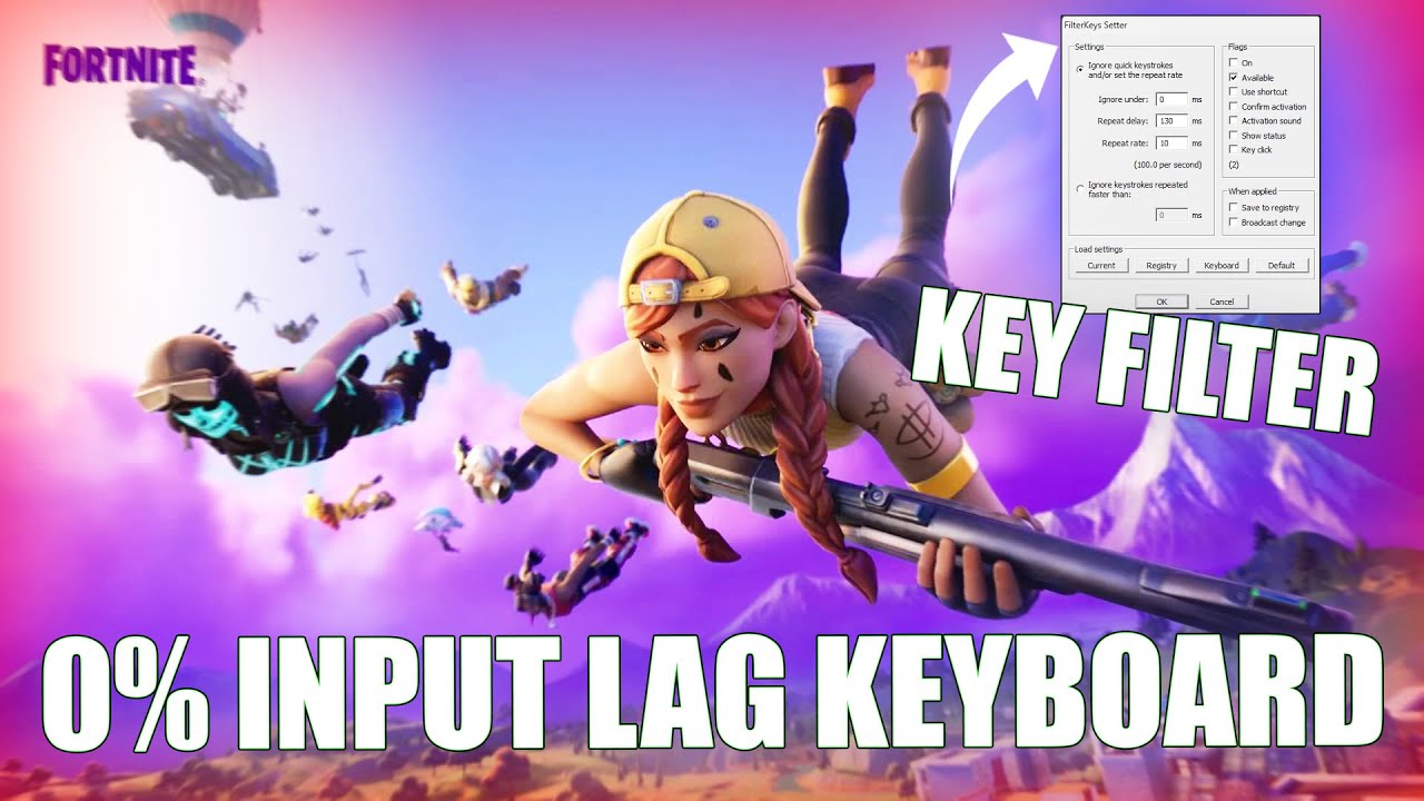 KEYBOARD 0%LAG 0%LATENZA IN GAME KEY FILTER BEST SETTINGS GUIDA FPS ...