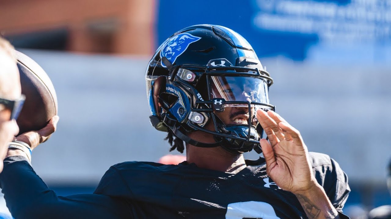 PRESSER: Quarterback Darren Grainger on First Spring Practice - YouTube