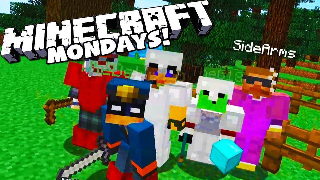 WE'RE BAAACCKK! - MINECRAFT MONDAYS with The Crew! - YouTube