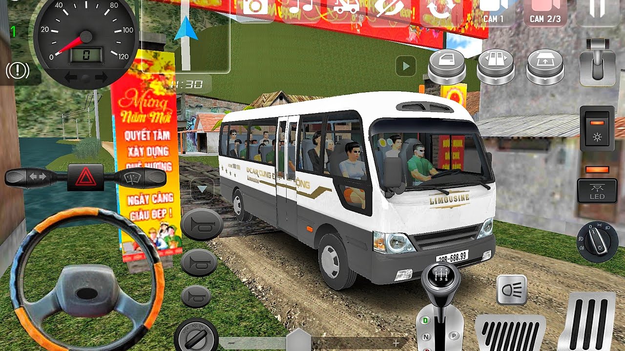 New Realistic Hyundai County Bus Game 2025: Minibus Simulator Vietnam ...