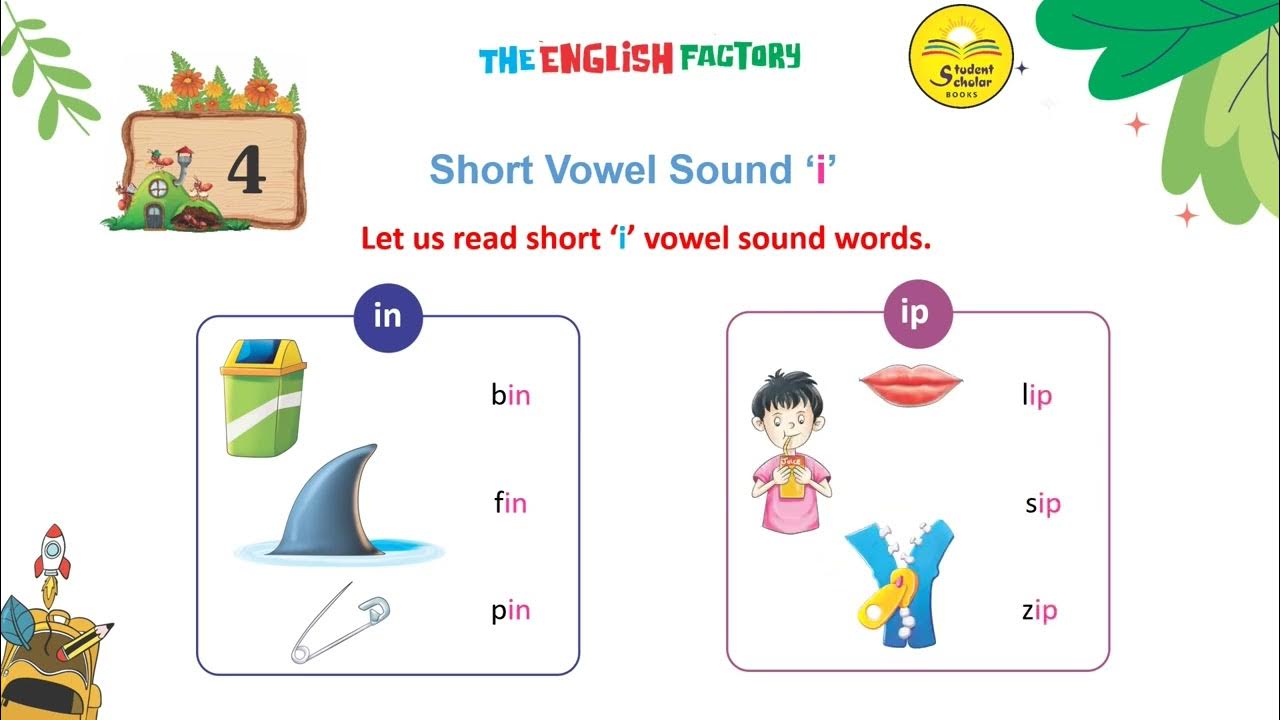 Chapter-4 Short Vowel Sound 'i' | The English Factory UKG | Student ...