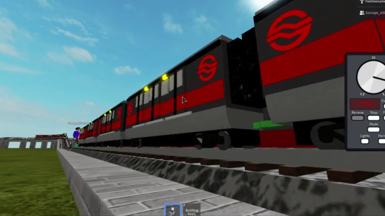 [Roblox] Singapore Ro Scale NSL & EWL Railway Trailer 2 (New train and ...