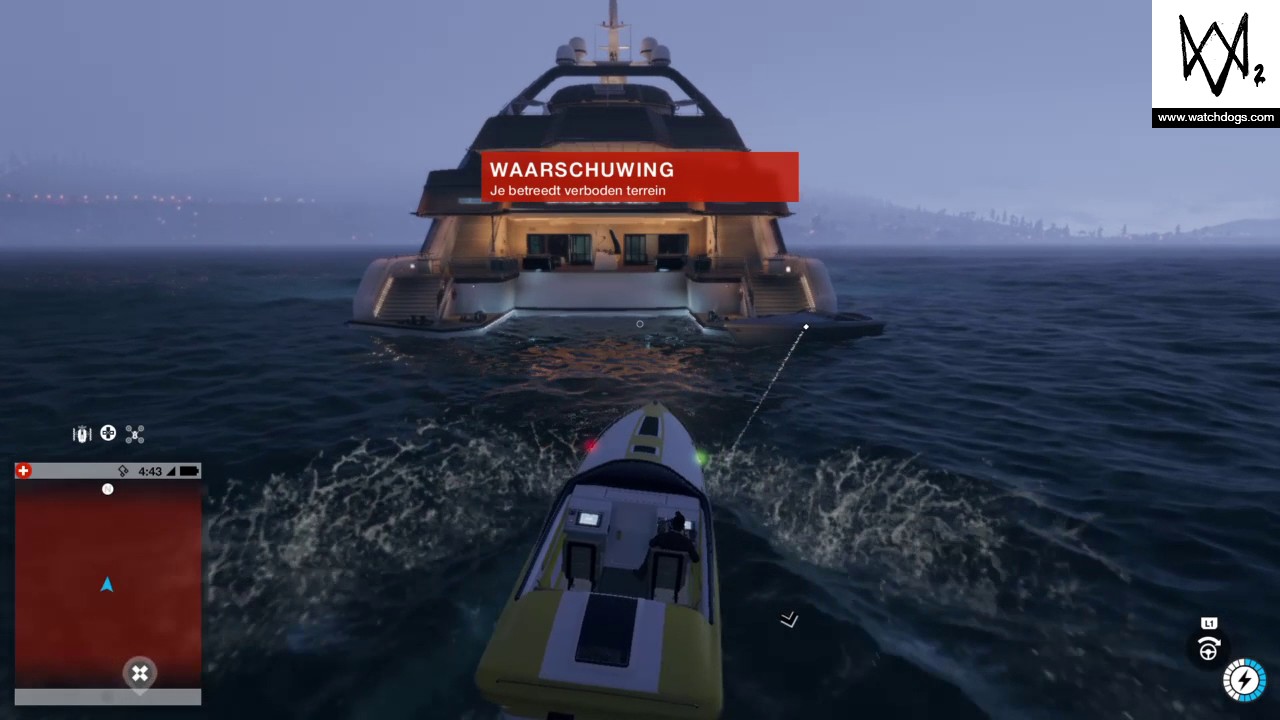Watchdogs 2, the Bratva boat! - YouTube