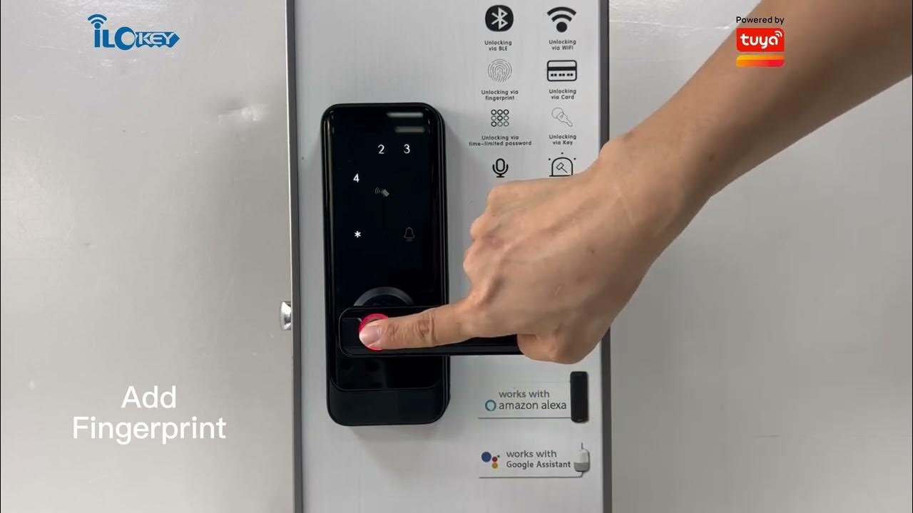 Tuya smart lock A233- Add user - YouTube