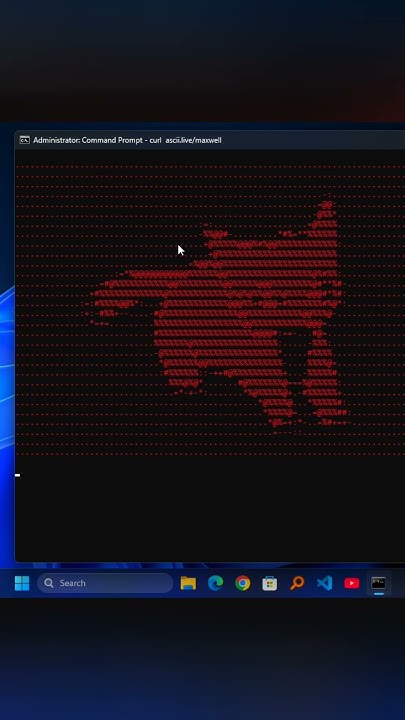 CMD animation part 3 #cmd #animation #windows #coding #tech #funny #cmdcodes #cmdtrick - YouTube