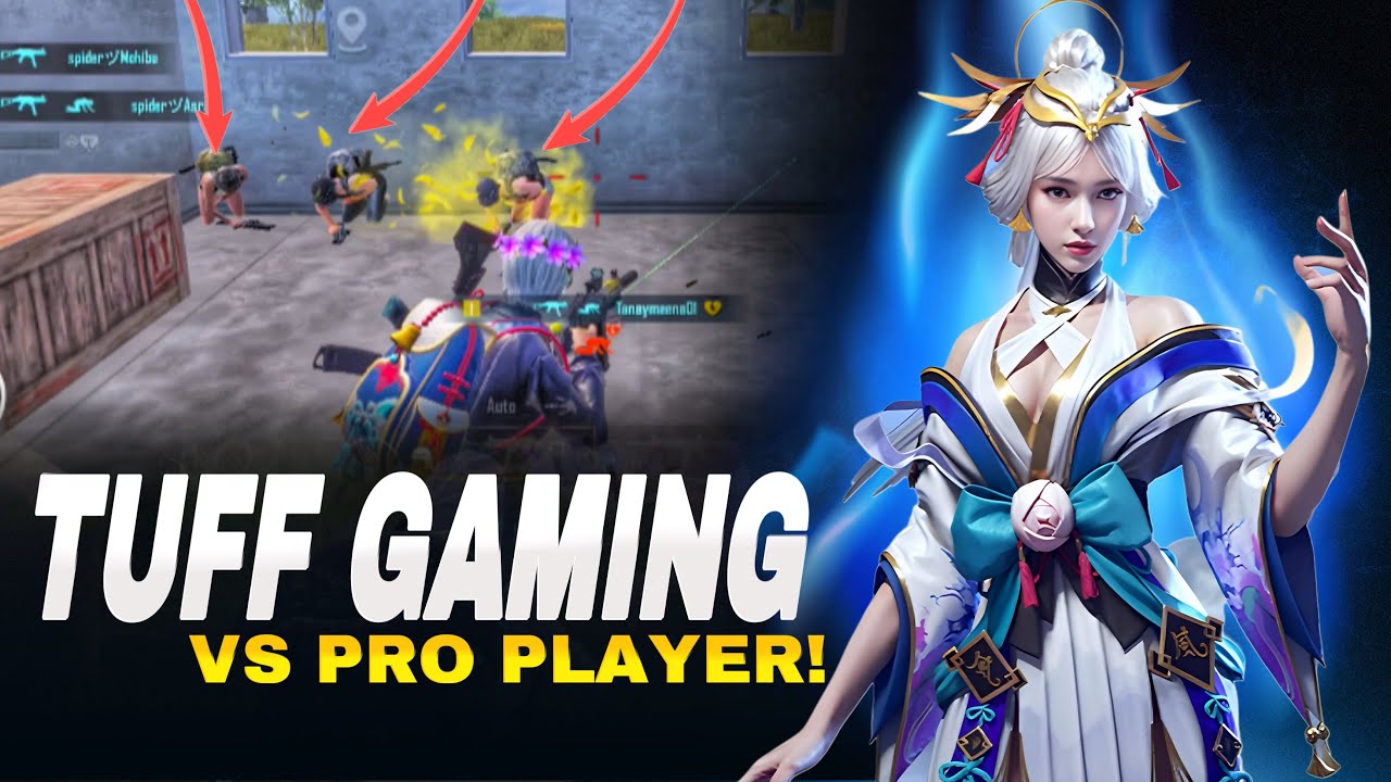Bgmi 1v4 Tuff Gaming Vs Pro Player Gameplay - YouTube