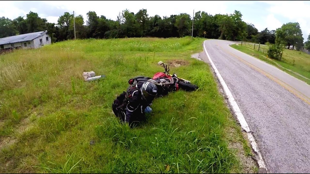 BAD MOTORCYCLE CRASH | TOTALED DUCATI MONSTER - YouTube