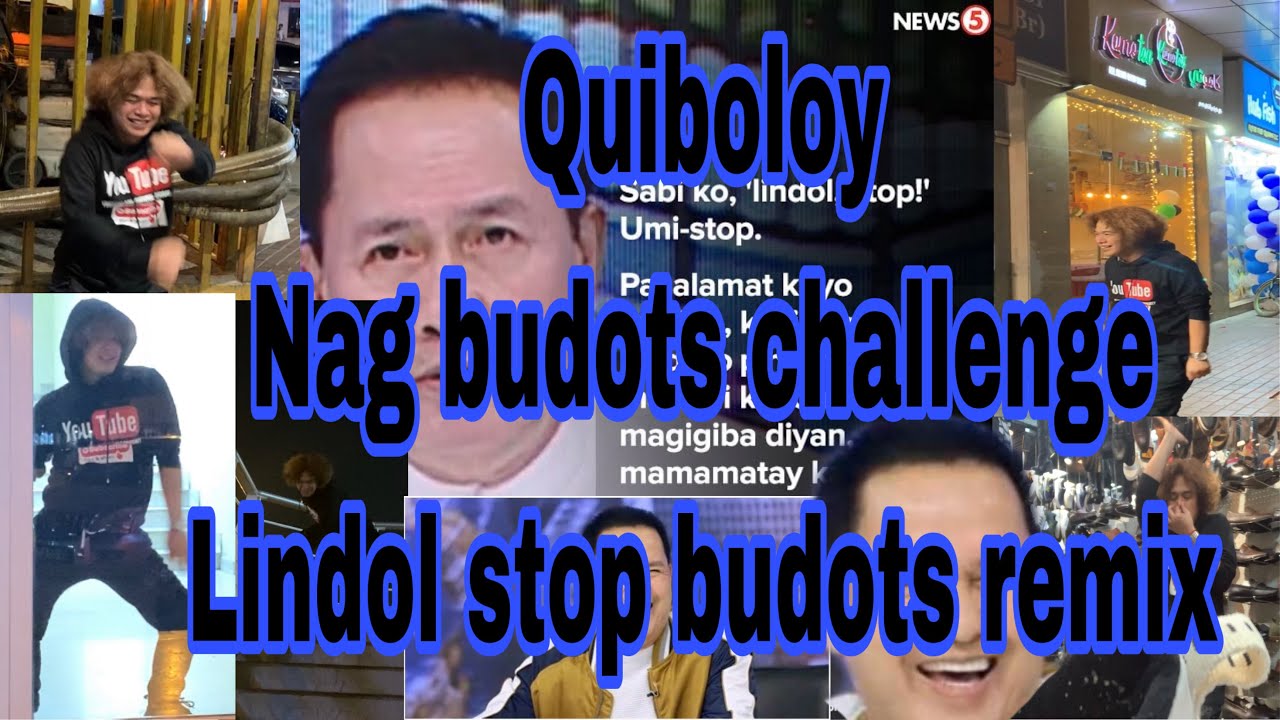TRENDING QUIBOLOY LINDOL STOP | BUDOTS REMIX | Lindol Stop Budots Dance ...