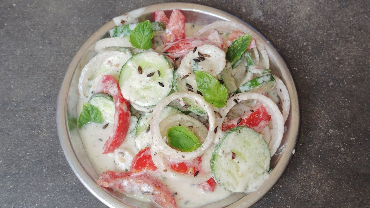 ਸਲਾਦ ਬਣਾਉਣ ਦੀ ਰੈਸਿਪੀ,, 😋🧅kukumber Salad, desi Food recipe,By ...