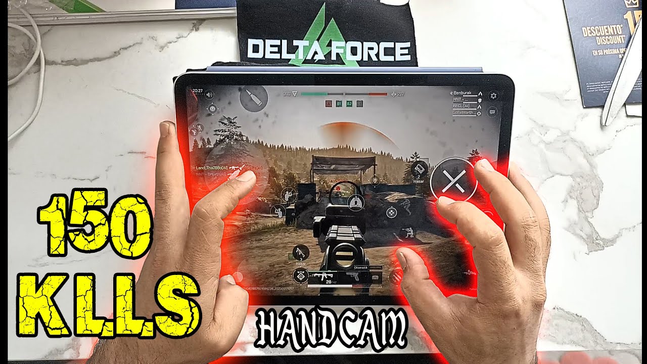 GARENA DELTA FORCE MOBİLE GAMEPLAY 150 KİLLS 😈 İPAD PRO HANDCAM - YouTube