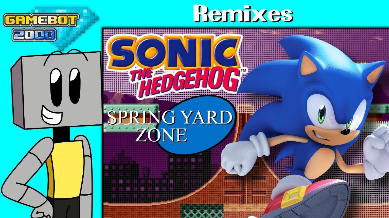 Sonic the Hedgehog - Spring Yard Zone (GameBot 2000 Remix) - YouTube