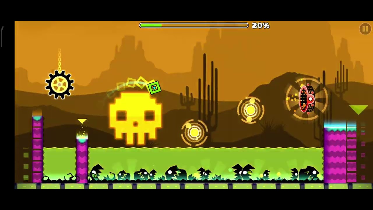 Press start Geometry Dash - YouTube