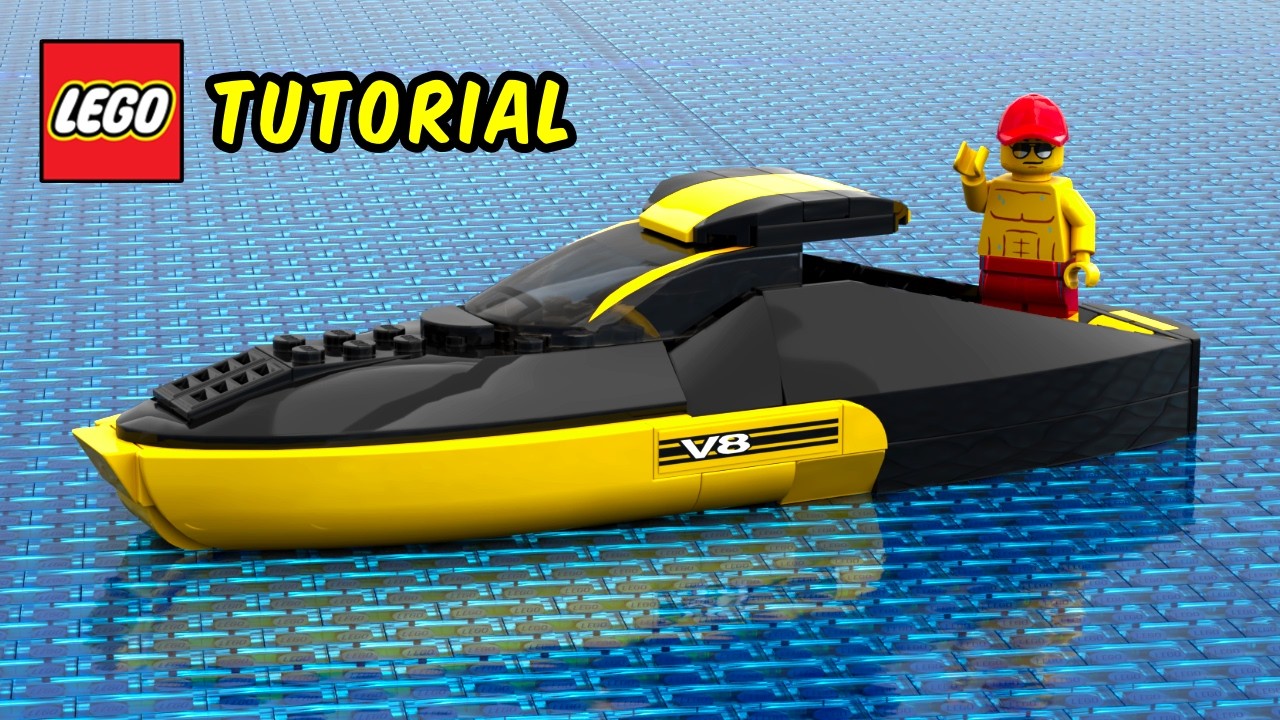 Lego Speed Boat MOC Tutorial - YouTube