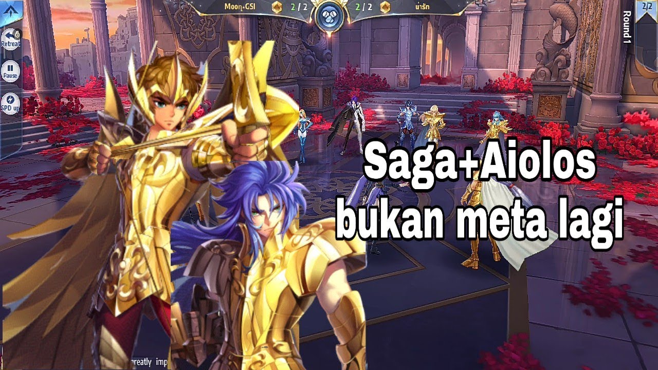 Ngebully Saga+Aiolos+Ice Boy pakai formasi ini | Saint Seiya Awakening - YouTube