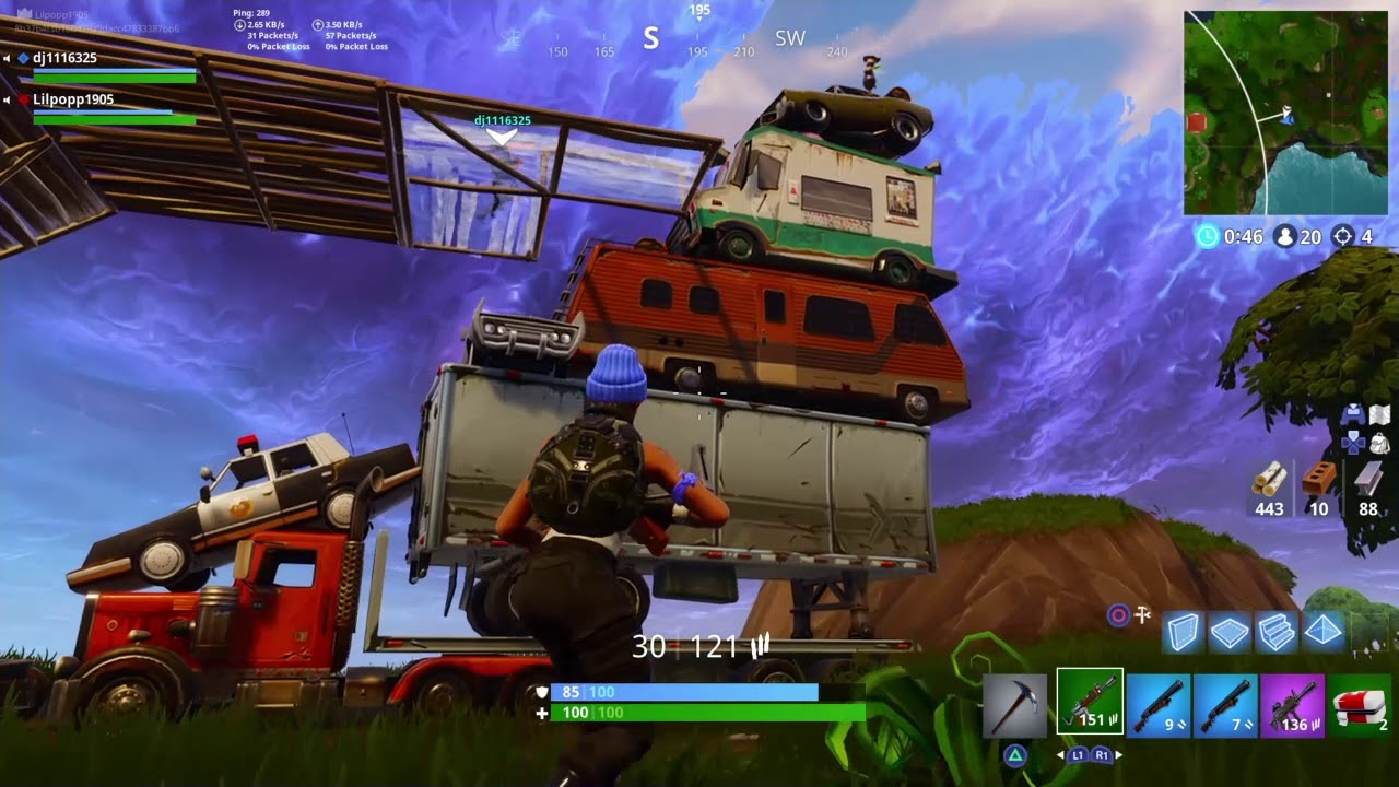 Carrying my duos teamate in Fortnite Battle Royale - YouTube