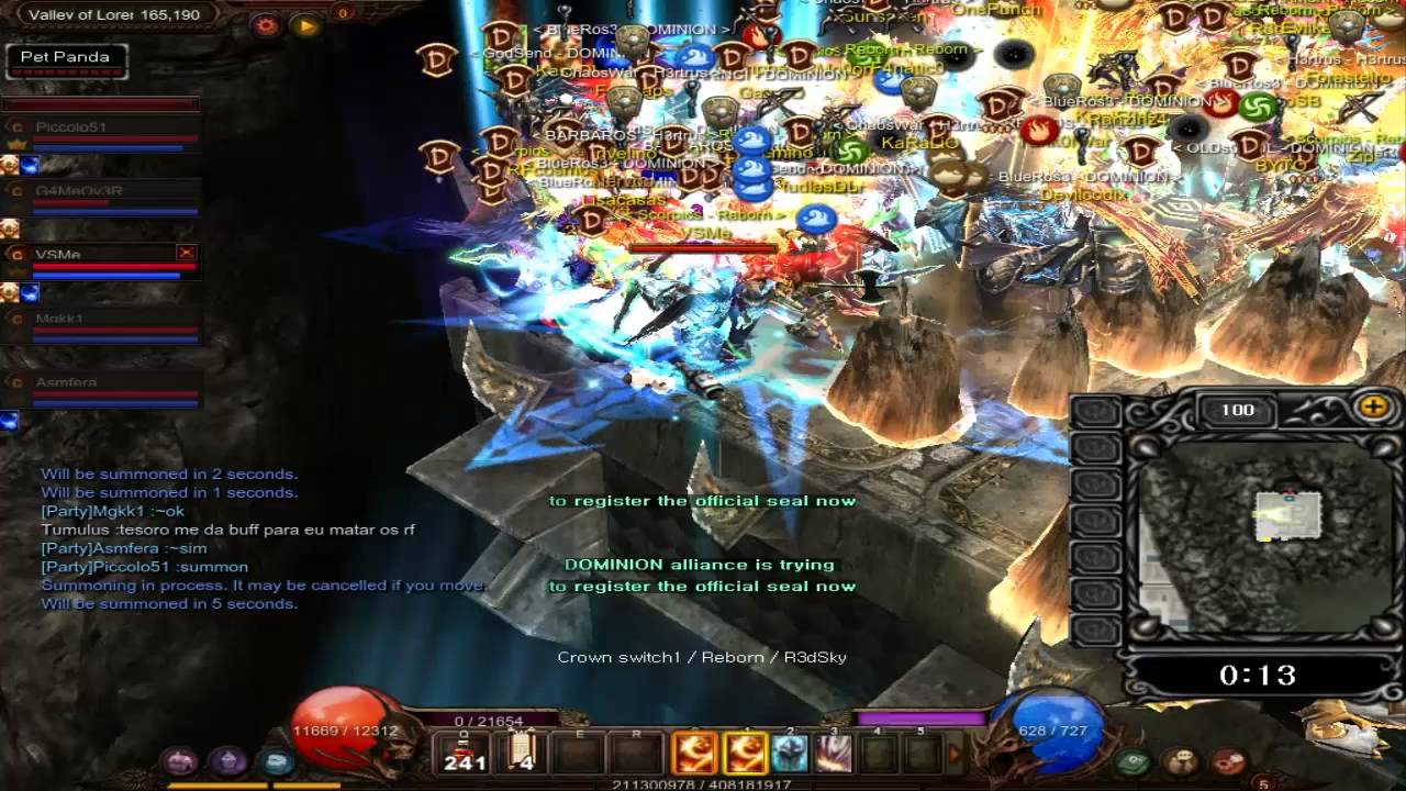 Mu online Castle Siege 27/10/2013 - YouTube