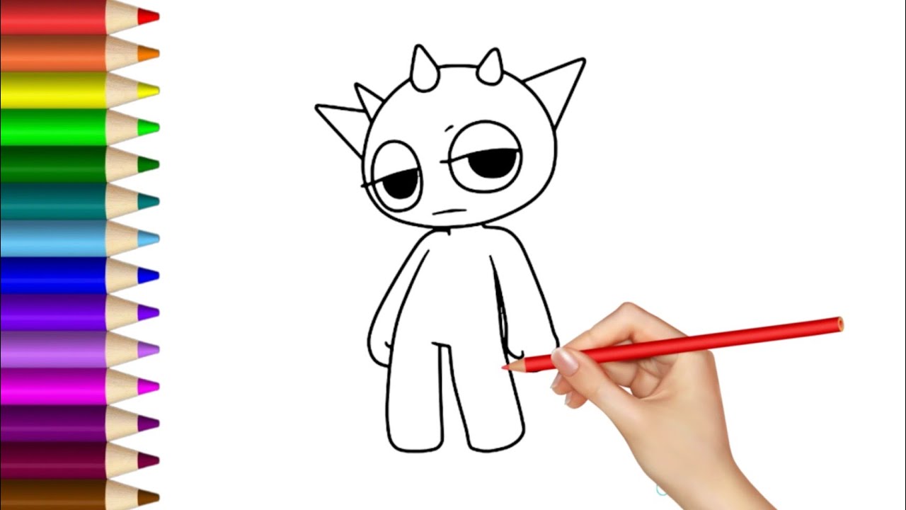 Let’s Draw Raddy from Incredibox Sprunki | Simple & Easy for Kids - YouTube