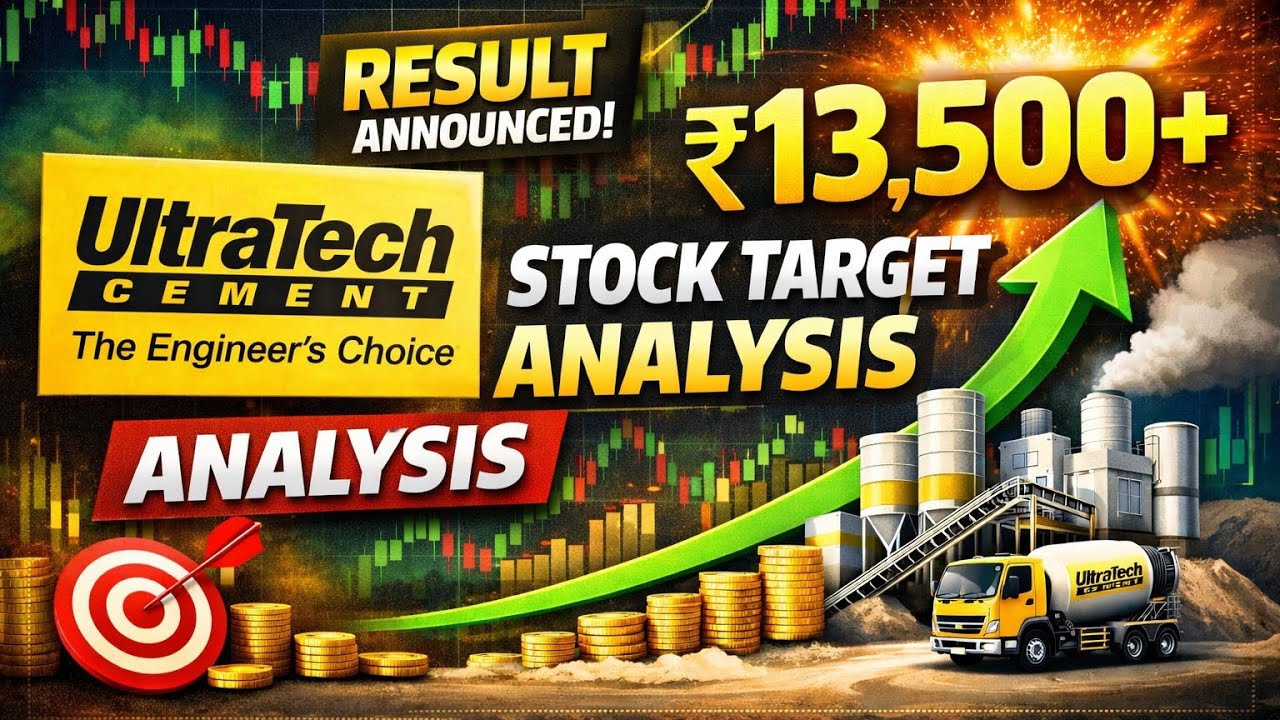Ultratech Cement Stock Target 13500+ 🔥 | Result Announced | Share Price ...