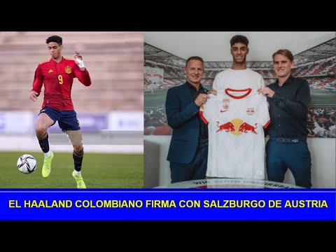 ALEXANDER MURILLO EL ERLING HAALAND COLOMBIANO FIRMA CON EL RED BULL ...