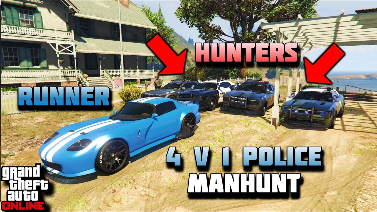 4 POLICE vs BANSHEE GTA 5 Manhunt l ft. @HarmNone @twingo.mp4 ...