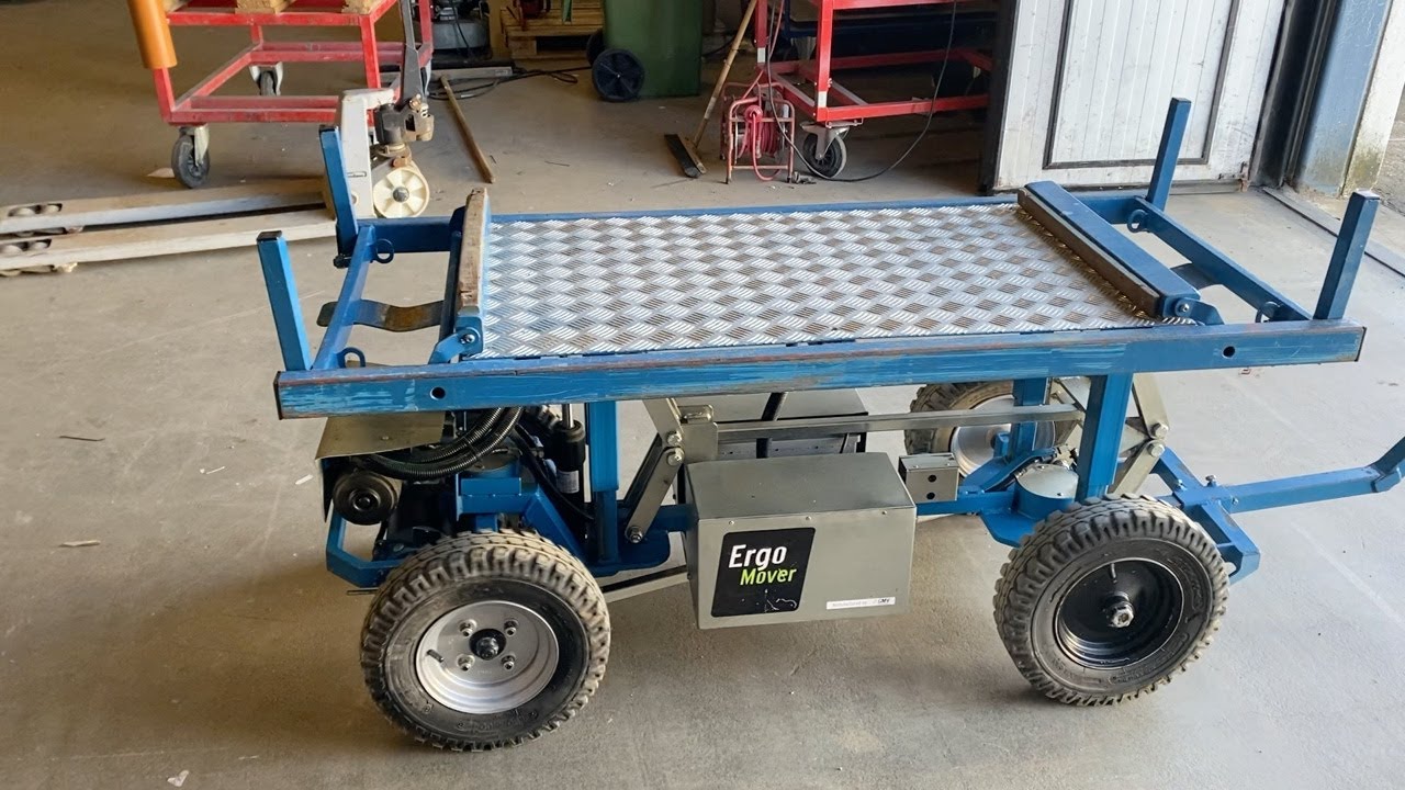 Köp Eldriven Transportvagn GMV Ergomover 1500 på Klaravik - YouTube