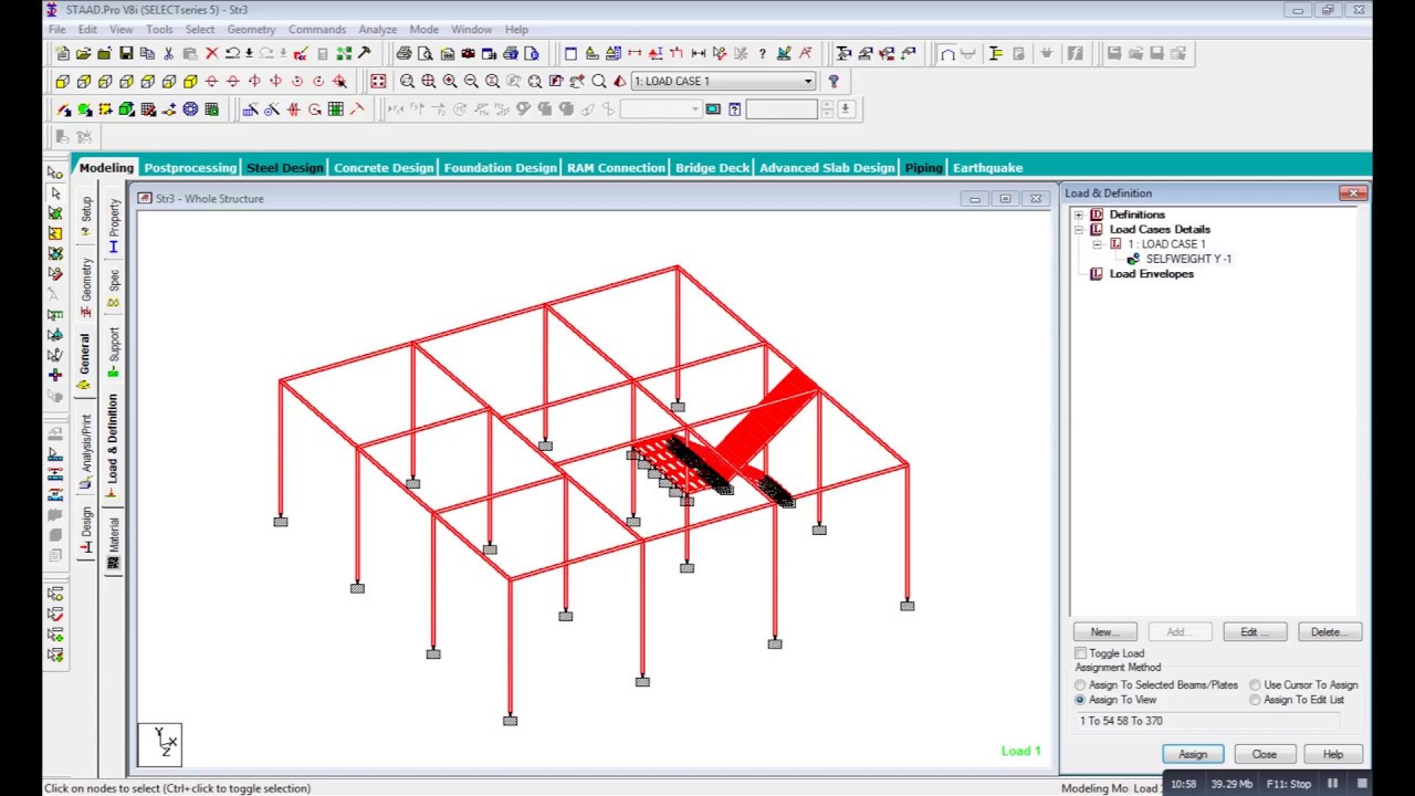 Staircase Design Using Staad Pro