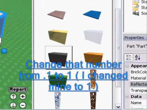 How To Make A Shiny Brick On Roblox - YouTube