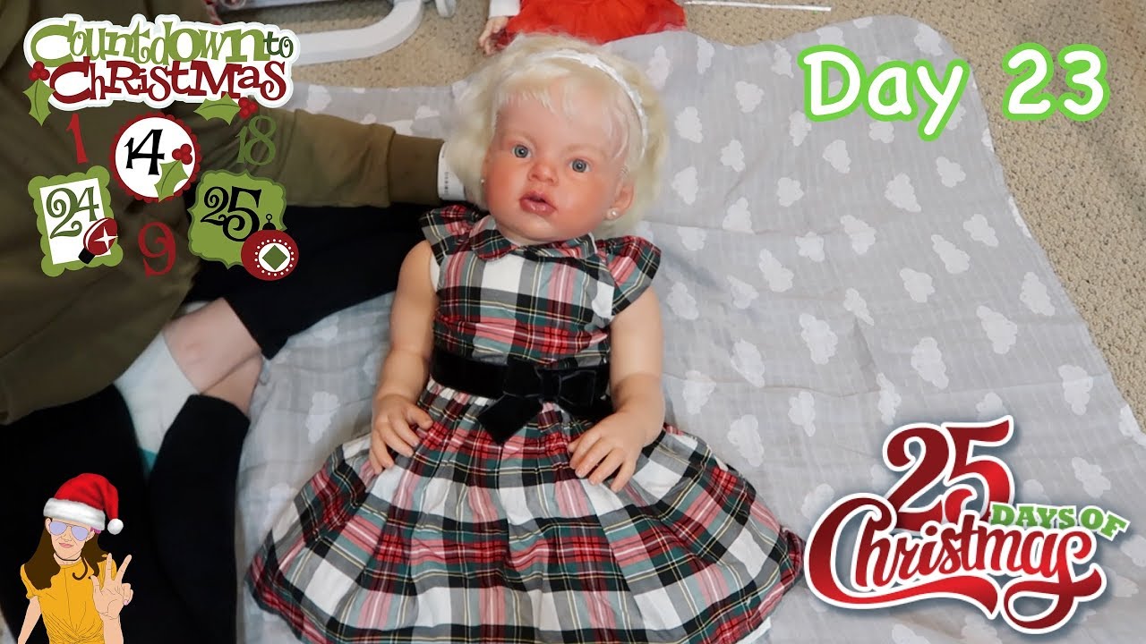 Reborn Countdown to Christmas! Changing Toddler Laura - Day 23 | Kelli ...