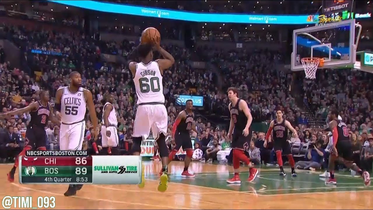 Jonathan Gibson Celtics DEBUT Highlights vs Chicago Bulls (9 pts, 2 ast ...