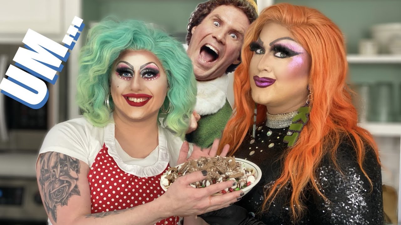 Drag Queens make Buddy The Elf's Spaghetti (feat. Kit Valentine) - YouTube