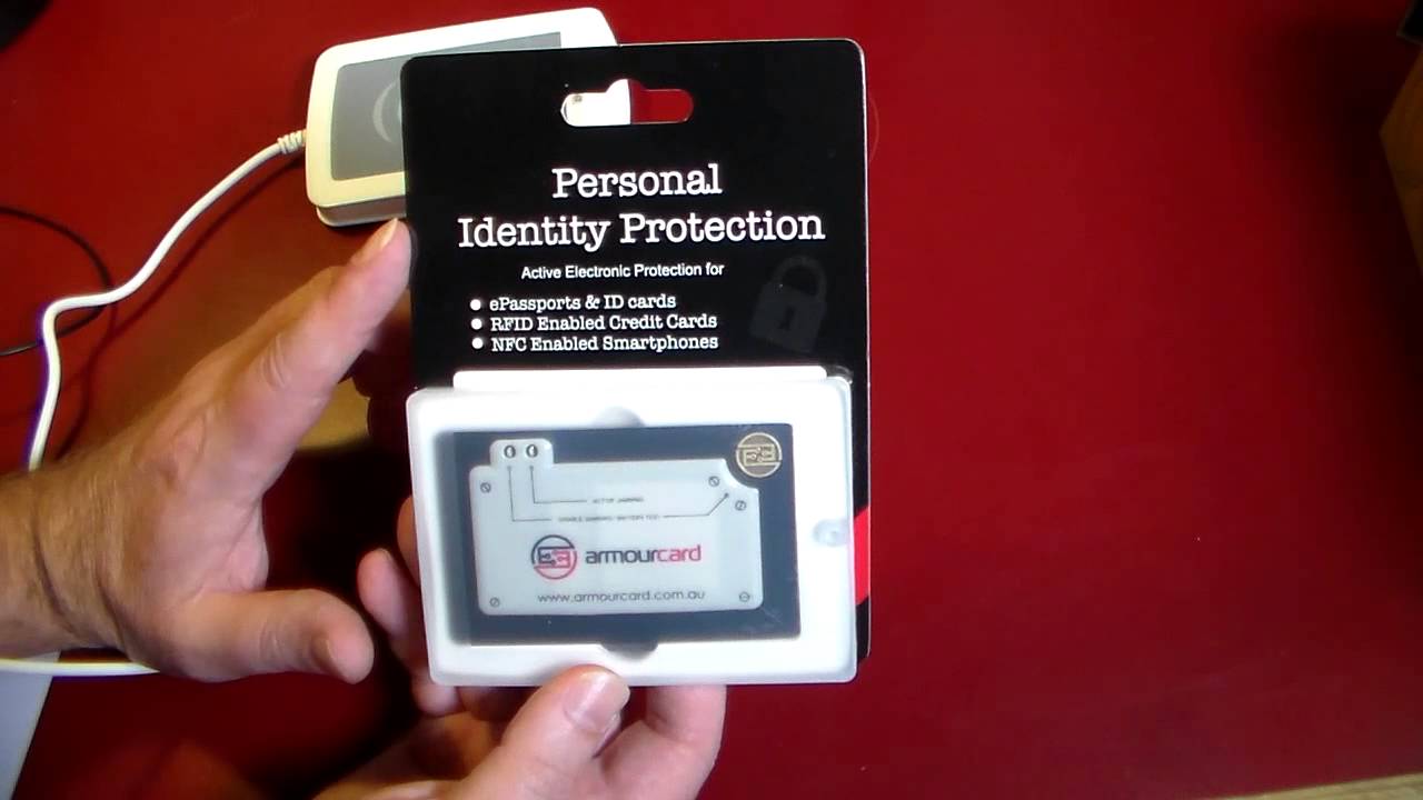 Personal Security #3 RFID Skimmer Jamming with ArmourCard - YouTube