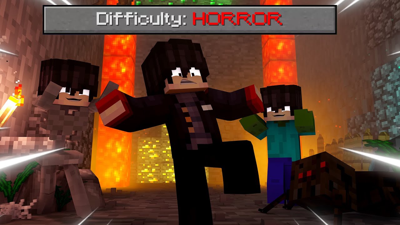 Minecraft's New Horror Difficulty... - YouTube